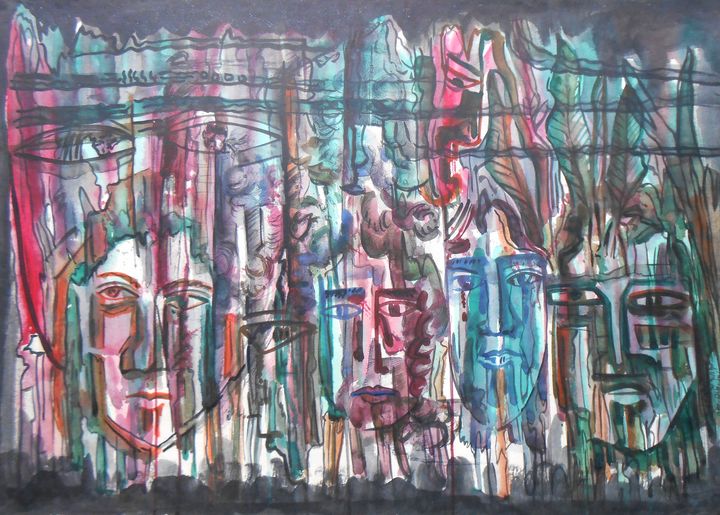 The Great one - Roy_all Art Gallery - Paintings & Prints, Abstract ...