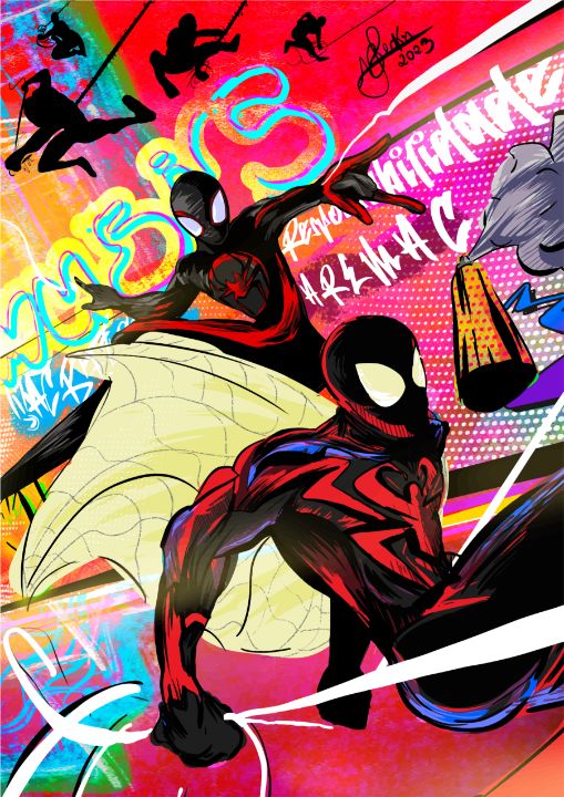 Spider-Man Into the Spiderverse! - Nikolas Becker - Digital Art & AI ...