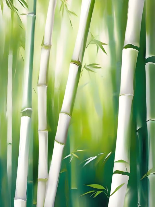 Whispering Bamboo - Pixelsculpted - Digital Art & AI, Flowers, Plants ...