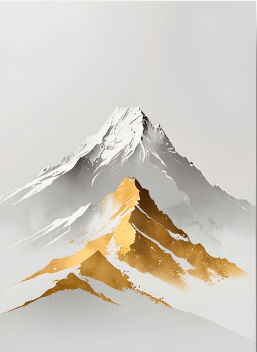 Golden Fuji: A Cyberpunk Reverie - Pixelsculpted - Digital Art & AI ...