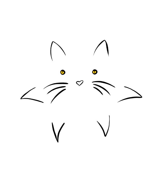 star cat, cat in the form of a star - AchtungStudio - Paintings ...