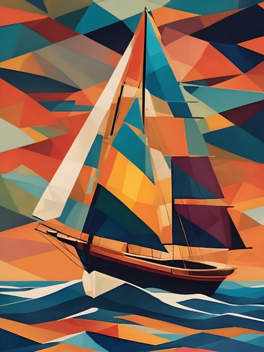 Sea Life - Digital-ai - Digital Art & AI, Abstract, Geometric - ArtPal