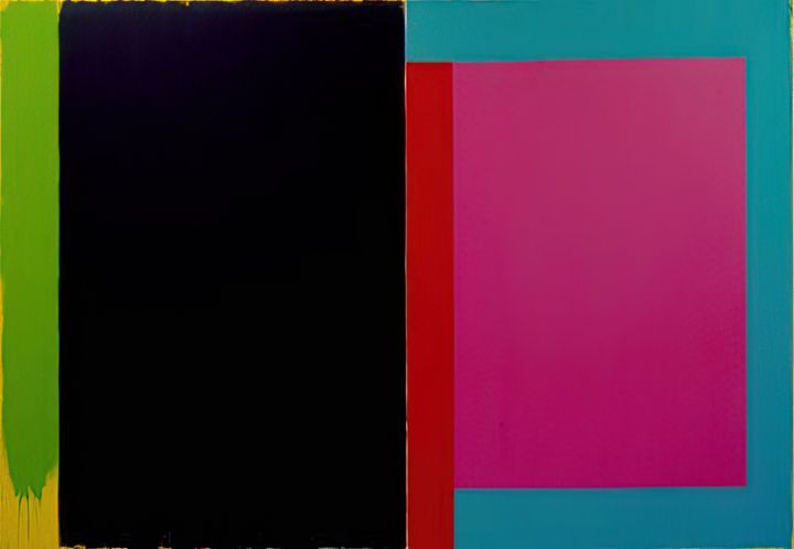 New Mexico - 1985 - Doug Ohlson - Paintings & Prints, Abstract, Color ...