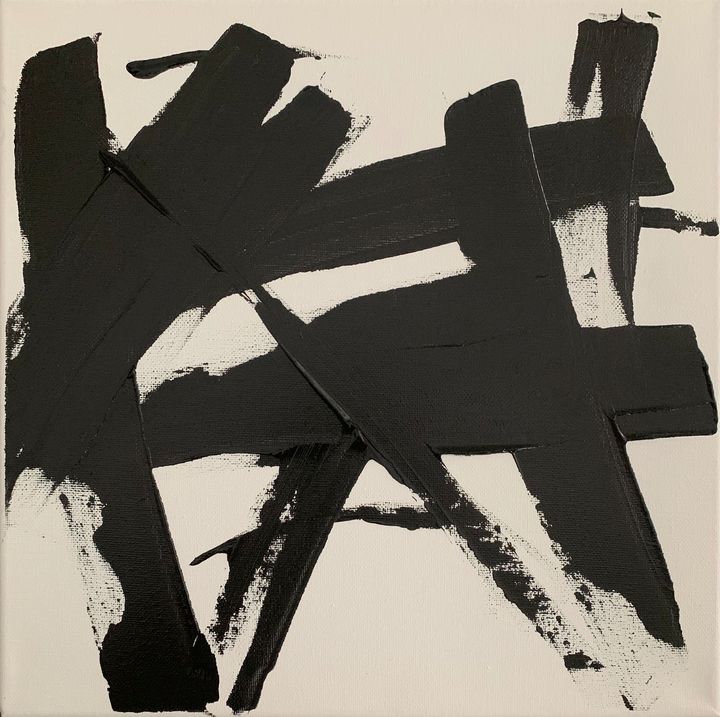 Black knife abstract - James boileau - Paintings & Prints, Abstract ...
