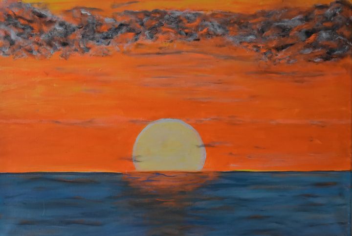 Sunset-Sunrise - Art by Nazarine - Paintings & Prints, Landscapes ...