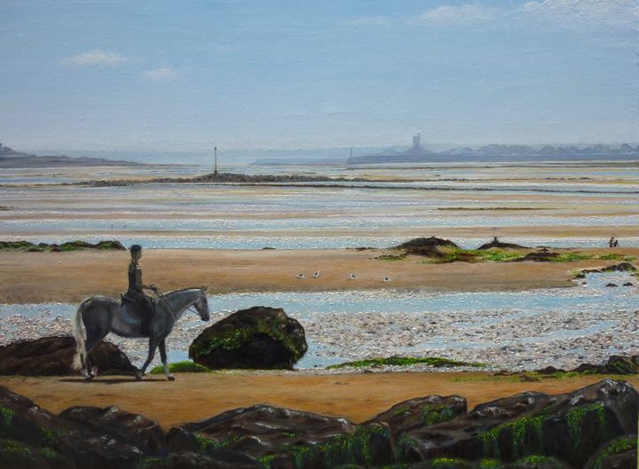 Réville à marée basse - Manon - Paintings & Prints, Landscapes & Nature ...