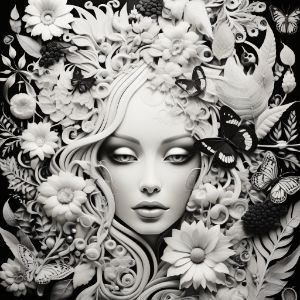 Full Moon Digital Products - Digital Art & AI, Drawings & Illustration