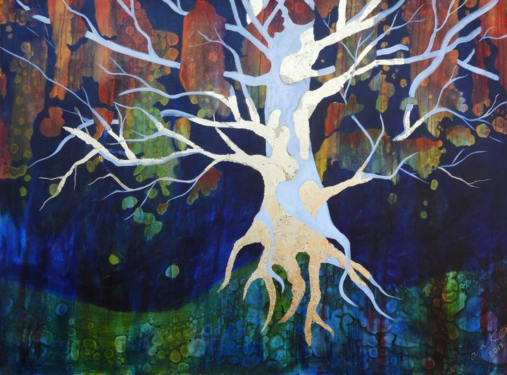 Sycamore - Anna Kekesi-Kim - Paintings & Prints, Landscapes & Nature ...
