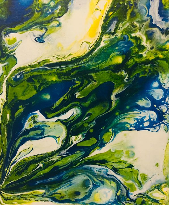 Berkley Springs - Anna Kekesi-Kim - Paintings & Prints, Abstract ...