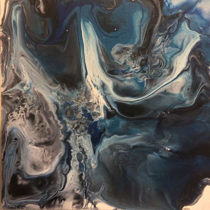 Waterfall - Anna Kekesi-Kim - Paintings & Prints, Landscapes & Nature ...