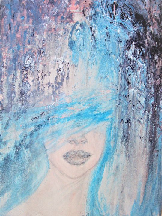 M Blue - Magda Popovici Art Gallery - Paintings & Prints, Abstract ...