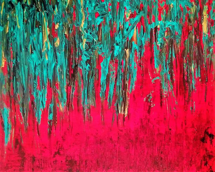 Red Rhapsody - Magda Popovici Art Gallery - Paintings & Prints ...