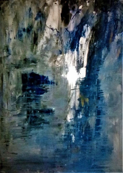M blue II (Vertex) - Magda Popovici Art Gallery - Paintings & Prints ...