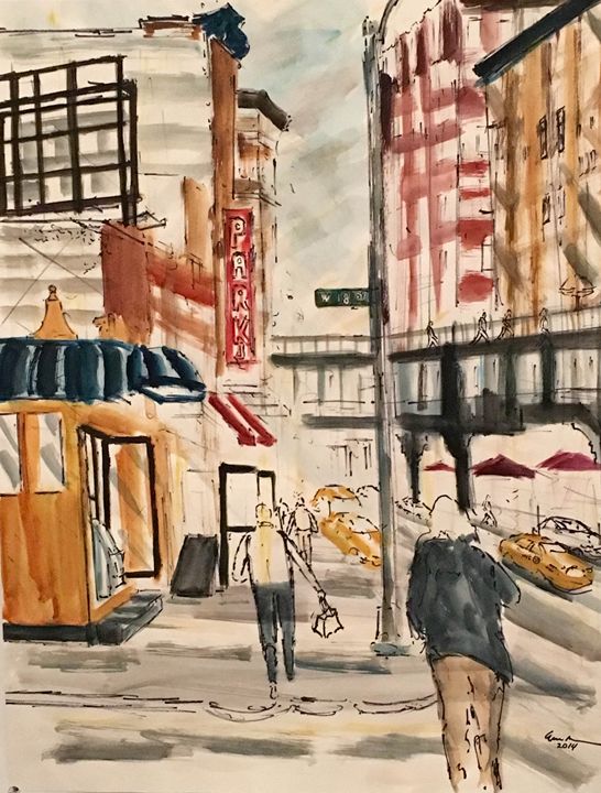 The Highline in Chelsea - Miracle Art Gallery - Paintings & Prints ...