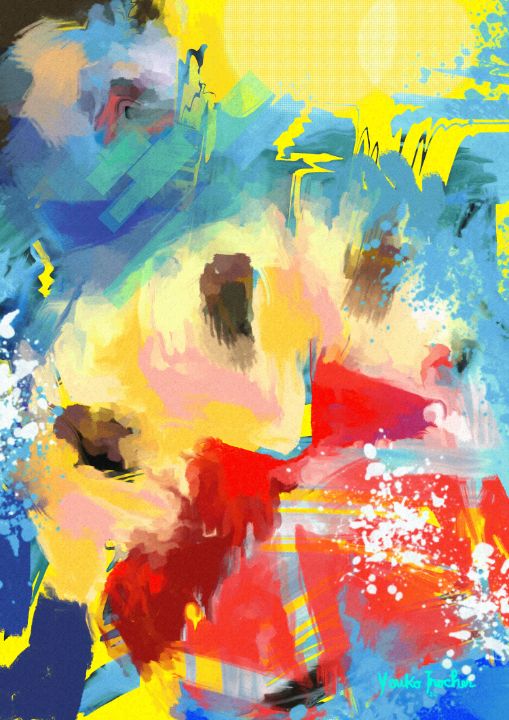 Giant conga (manman tanbou) - YOUKOART - Paintings & Prints, Abstract ...