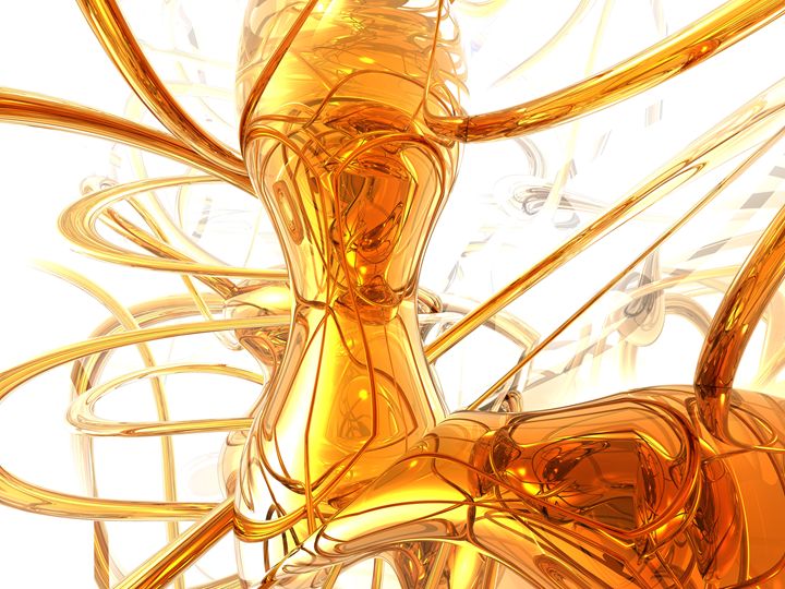 Honey Abstract - World of Alexander Butler - Digital Art & AI, Abstract ...