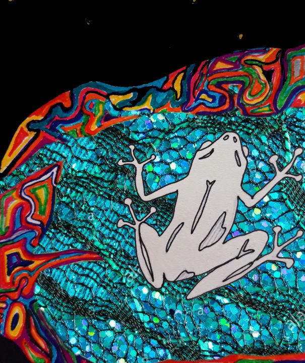 pearls in the deep sea of the frog - KAY artists - Drawings ...