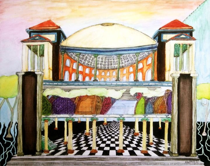 Kader - KAY artists - Drawings & Illustration, Buildings & Architecture ...