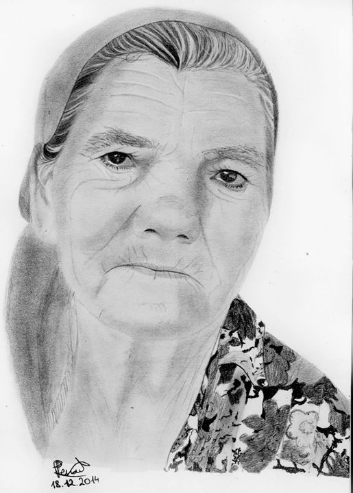 grandma - issarts - Drawings & Illustration, People & Figures ...