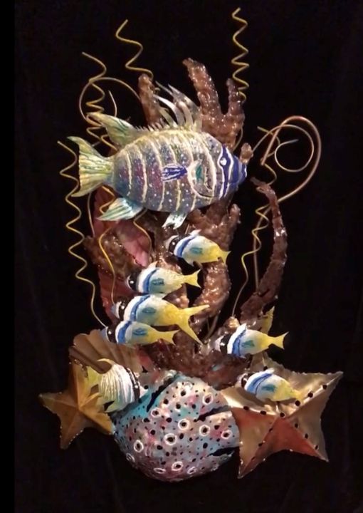 Florida Nature inspired Copper Art - Vallone Designs - Sculptures ...