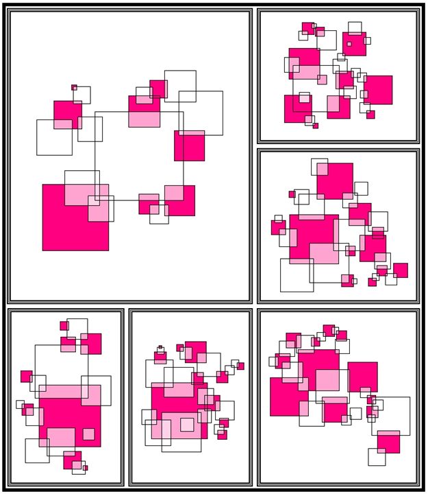 Popping Pink - Geometry - Digital Art & AI, Abstract, Geometric - ArtPal