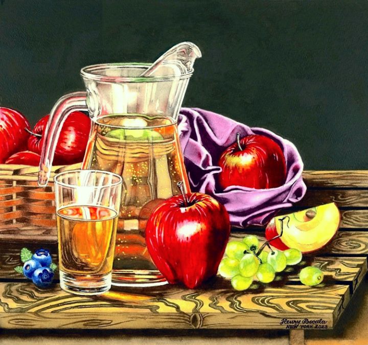 STILL LIFE FRUIT MELANGE - HENRY BOCALA - Paintings & Prints, Food & Beverage, Other Food ...