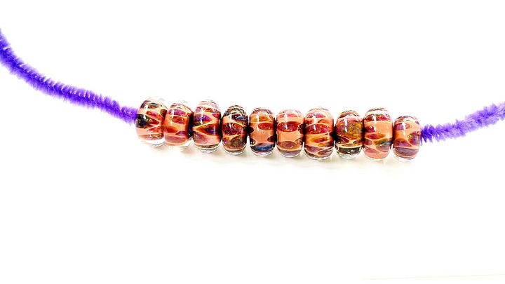 ORANGE SICKLE - Pearson's Porch - Glass, Beads - ArtPal