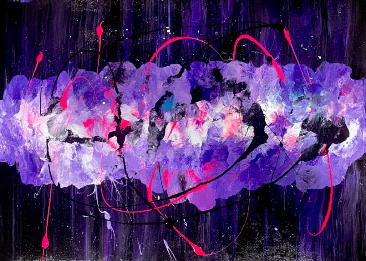 Neon Abstract - Morgan Leigh Kennedy - Paintings & Prints, Abstract ...