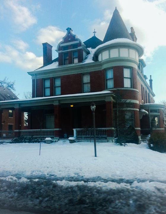 Winter Brick Home - Joseph Chavero - Photography, Buildings ...