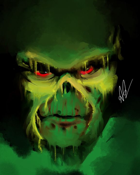 Swamp Thing Portrait - MxesArt - Digital Art & AI, People & Figures ...