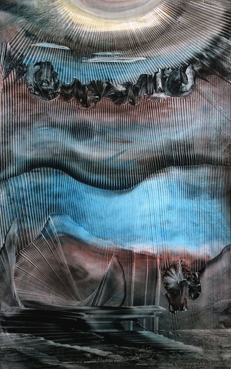 Glying Star - Hratch Israelian - Paintings & Prints, Abstract, Movement ...