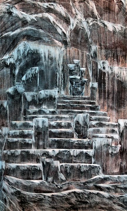 Cave - Hratch Israelian - Paintings & Prints, Abstract, Geometric - ArtPal
