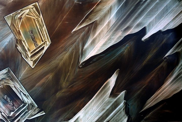 Paintings on the Lava - Hratch Israelian - Paintings & Prints, Abstract ...