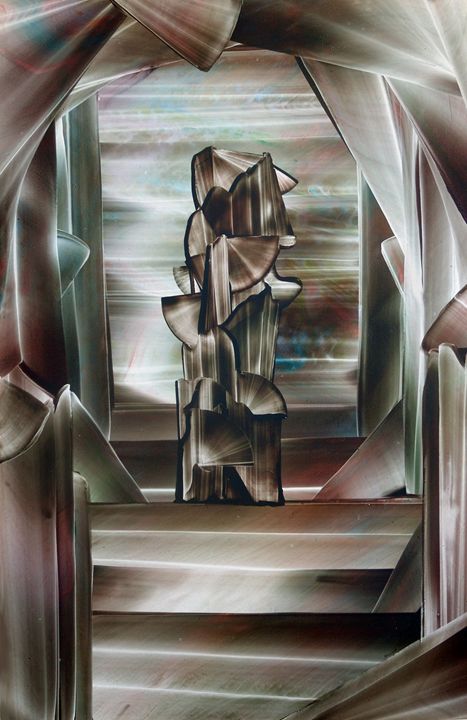 Brown Sculture 2 - Hratch Israelian - Paintings & Prints, Abstract ...