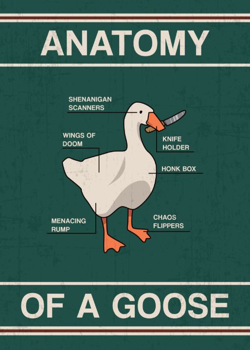anatomy of goose - retro addict - Digital Art, Entertainment, Other ...