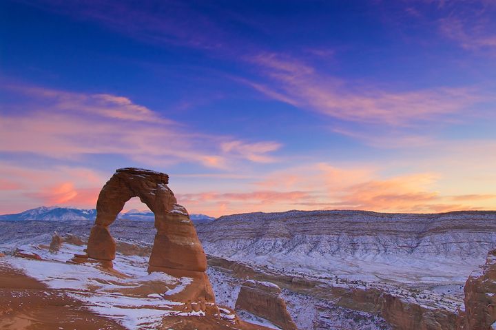 Delicate Arch Winter Sunset - Roy Breslawski Nature Photography ...