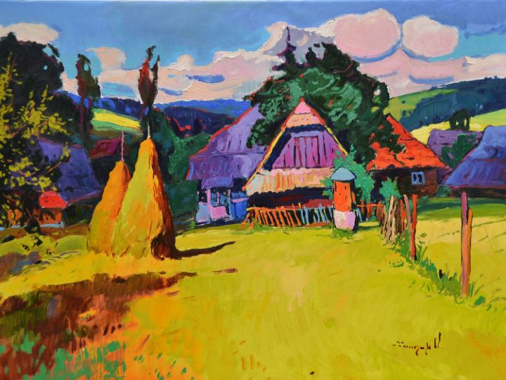 Bright summer - Shandor Alexander - Paintings & Prints, Landscapes ...