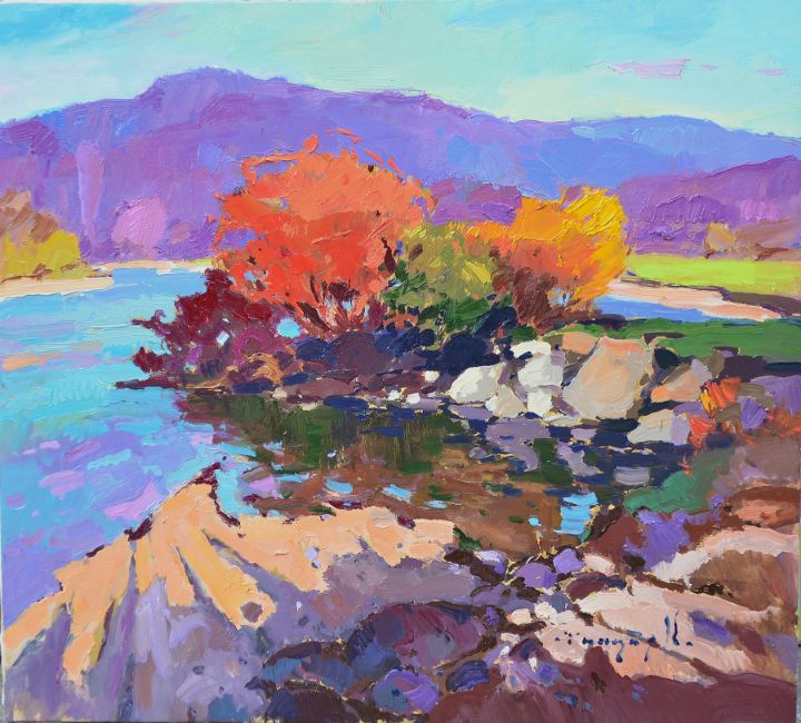 Autumn is amazing - Shandor Alexander - Paintings & Prints, Landscapes ...
