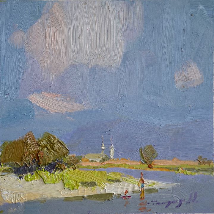 Favorite places _ Oil on Cardboard - Shandor Alexander - Paintings ...