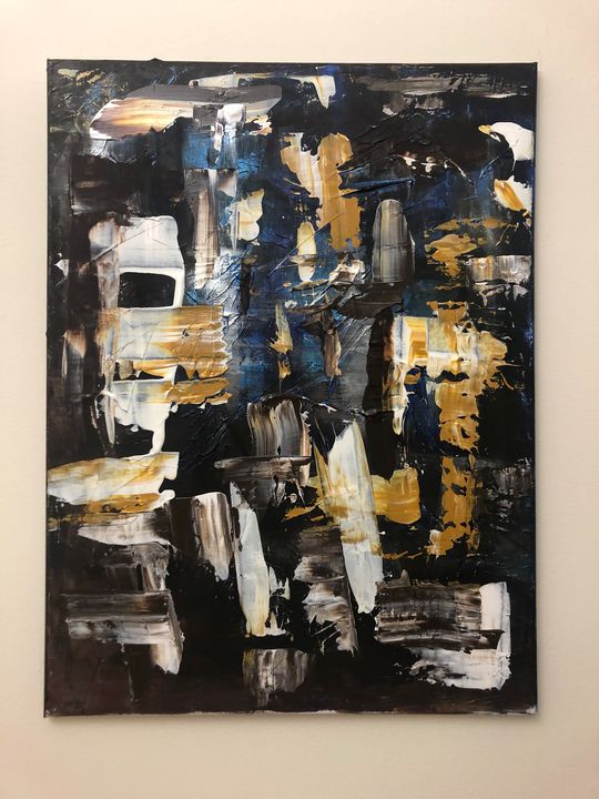 Dark Caramel - Alan's Fine Art - Paintings & Prints, Abstract, Other ...