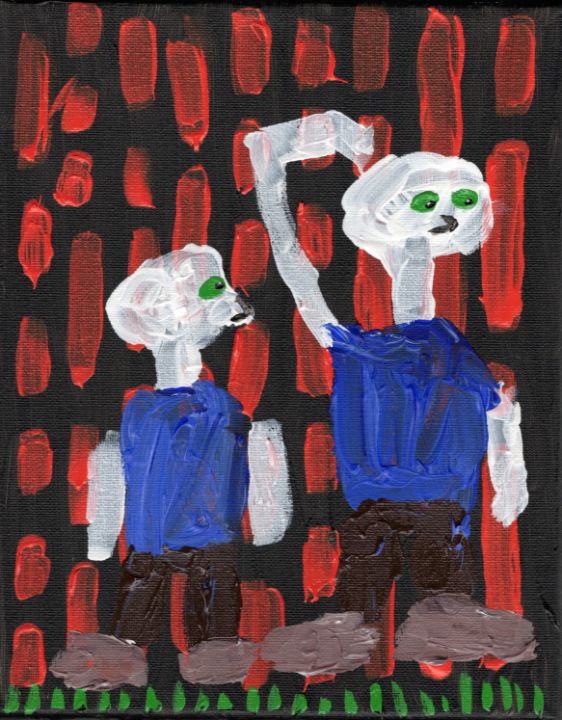 PensamientoSegundo - Munjumbo Clinky - Paintings & Prints, Abstract ...