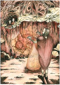 Wizard in a cave - Minunart - Drawings & Illustration, Childrens Art ...