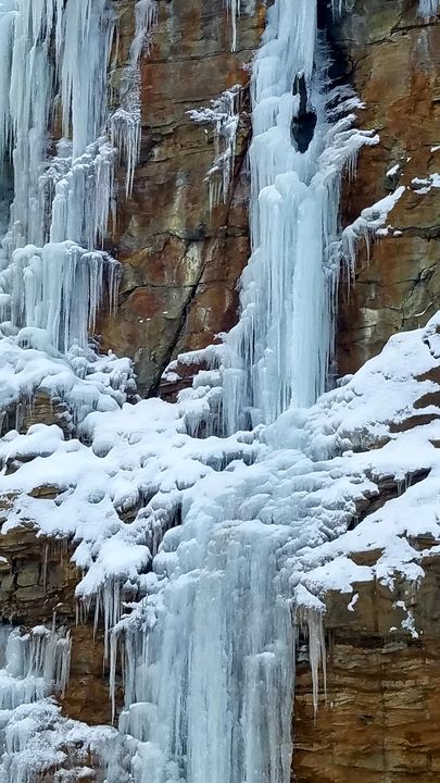 ice on cliff - ArtOfSprague - Photography, Landscapes & Nature, Natural ...