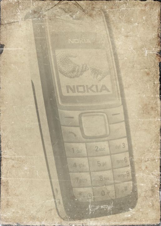 Vintage Nokia - Buboo Designs - Digital Art, Abstract, Man-made Objects ...