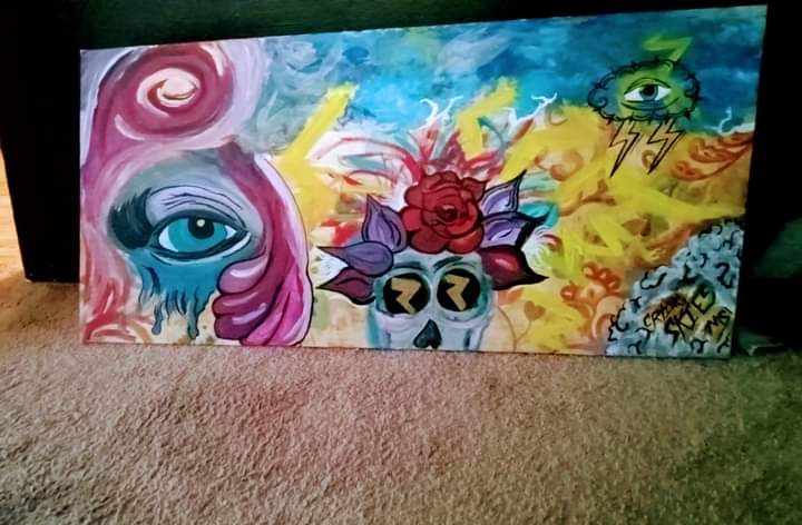 Crying Skies - Mary Stevenson - Paintings & Prints, Abstract, Color ...