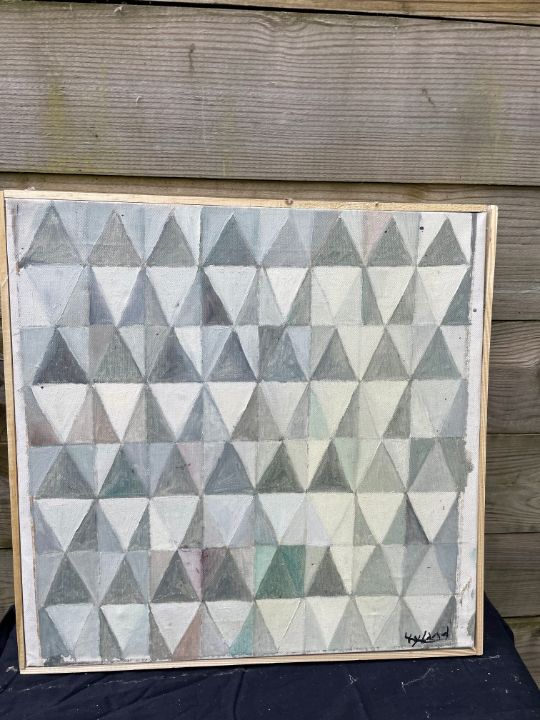 Pyramids in Line - Thomas Leyland Works - Paintings & Prints, Abstract ...