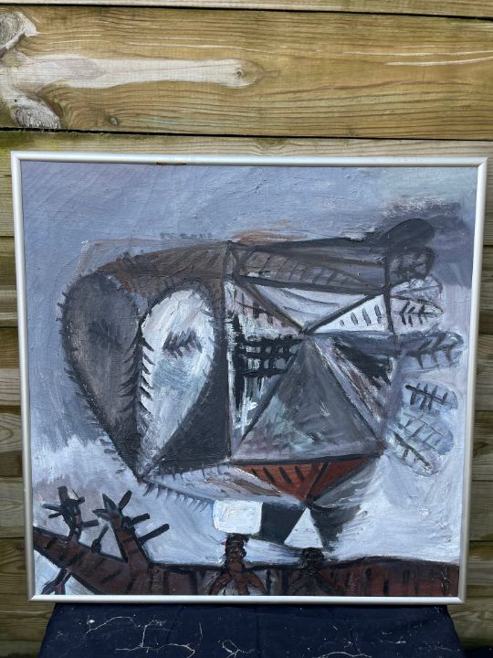 Owl with a heart shaped face - Thomas Leyland Works - Paintings ...
