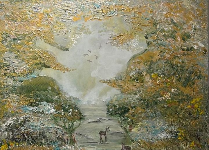 Tranquility - Art by.goca - Paintings & Prints, Animals, Birds, & Fish ...