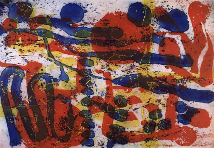 Untitled From The Brushwork Series - - Patrick Heron - Paintings ...