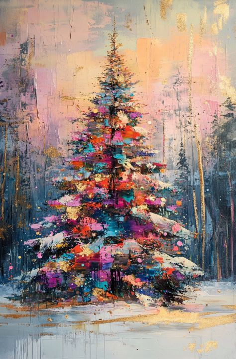 Christmas Tree 3 - Design oracle - Digital Art & AI, Holidays ...